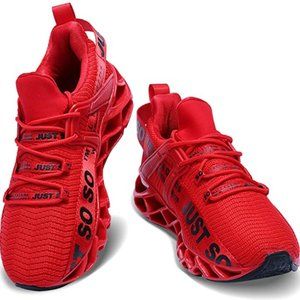 Shoes | Red Womens Walking Running Shoes Athletic Blade Non Slip Tennis ...